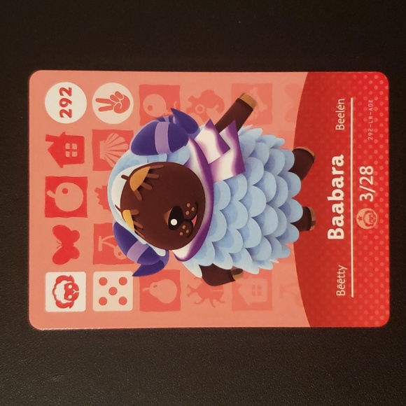 Nintendo | Other | 32 Baabara 292 Animal Crossing Acnh Nintendo Switch ...